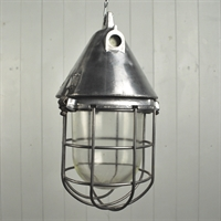 Reclaimed Caged Mine Light - Vintage Industrial Lighting - Original House