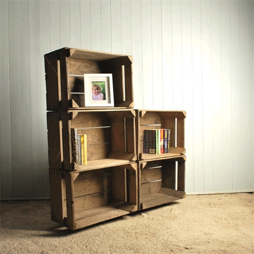 Reclaimed Wooden Apple Boxes - Vintage Acessories - Original House