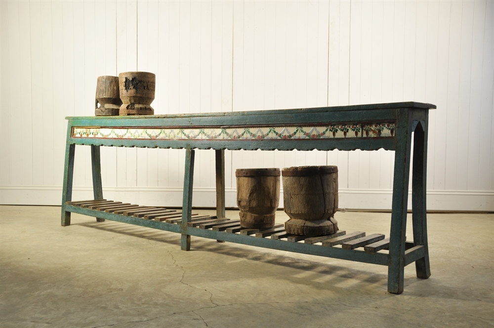 Antique Indian Console Table - Original House - Vintage Industrial ...