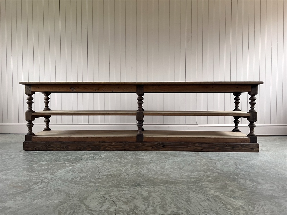 French antique Drapers Table circa 1900 sourced in Normandy