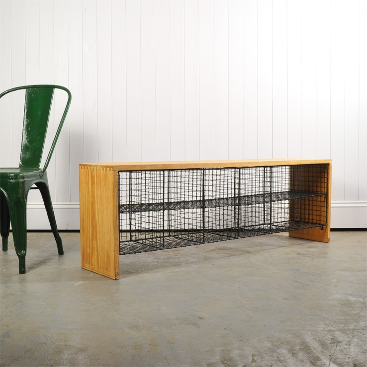 School Locker Benches - Vintage Furniture - Original House