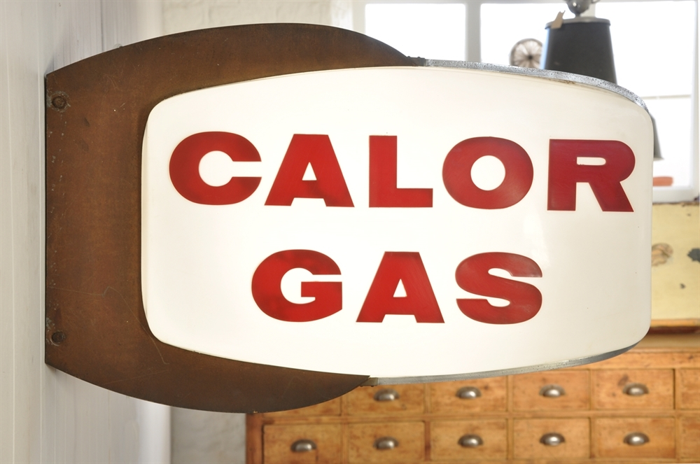 Vintage Calor Gas Sign - Original House - Vintage Industrial Furniture ...