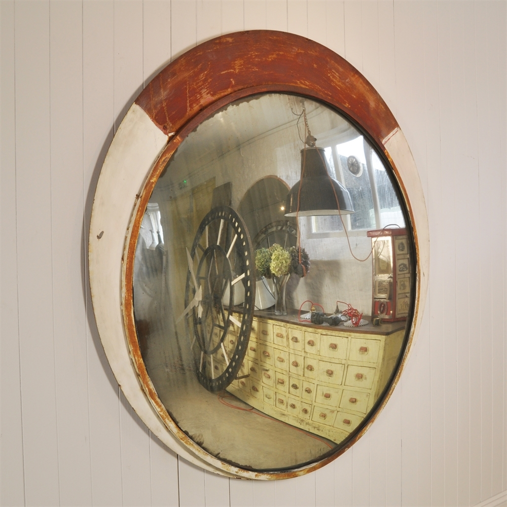 Huge Convex Railway Mirrors - Original House - Vintage Industrial ...
