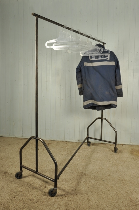 Vintage Industrial Clothes Hanging Rail - Vintage Accessories ...
