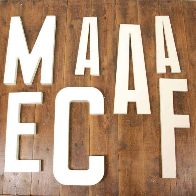 Large Vintage Letters - Old Signage - Original House