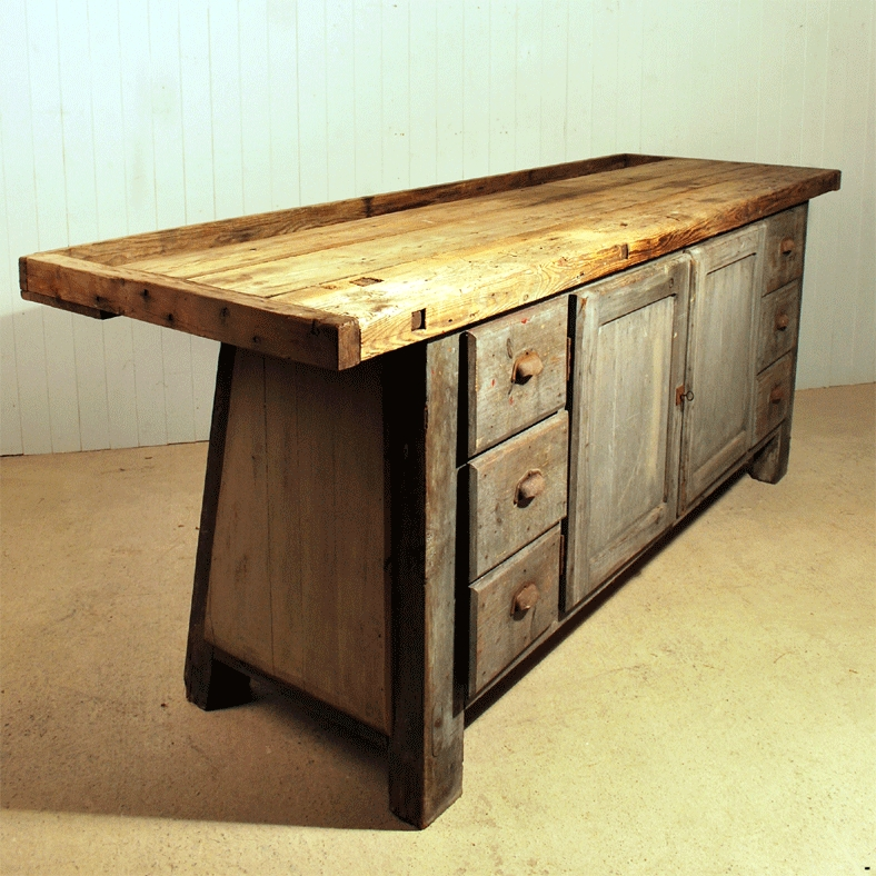 Vintage Workshop Table - Reclaimed Furniture - Original House